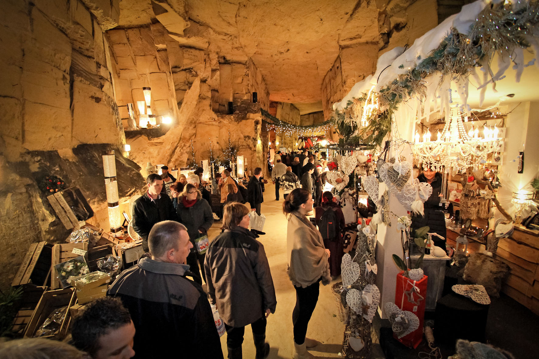 Actief in de grotten